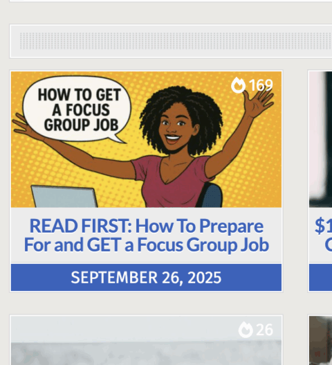 For you – OneGoodGig Focus Groups